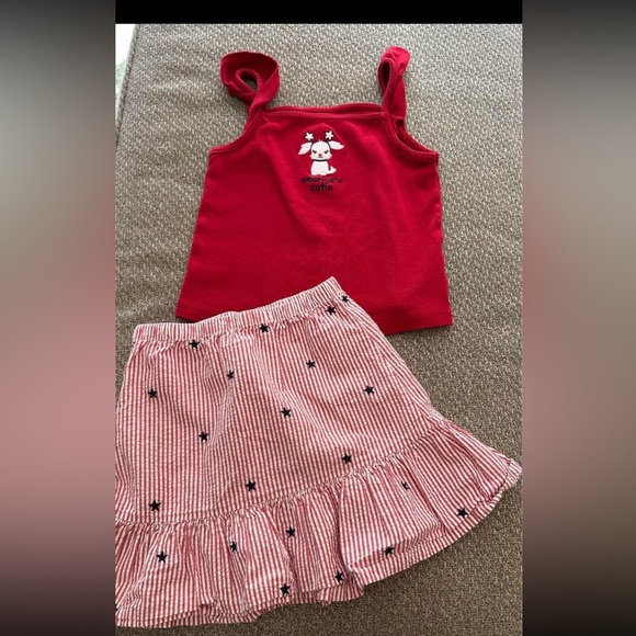 Matching Sets | Girls 5t Patriotic Skirt Outfit | Poshmark